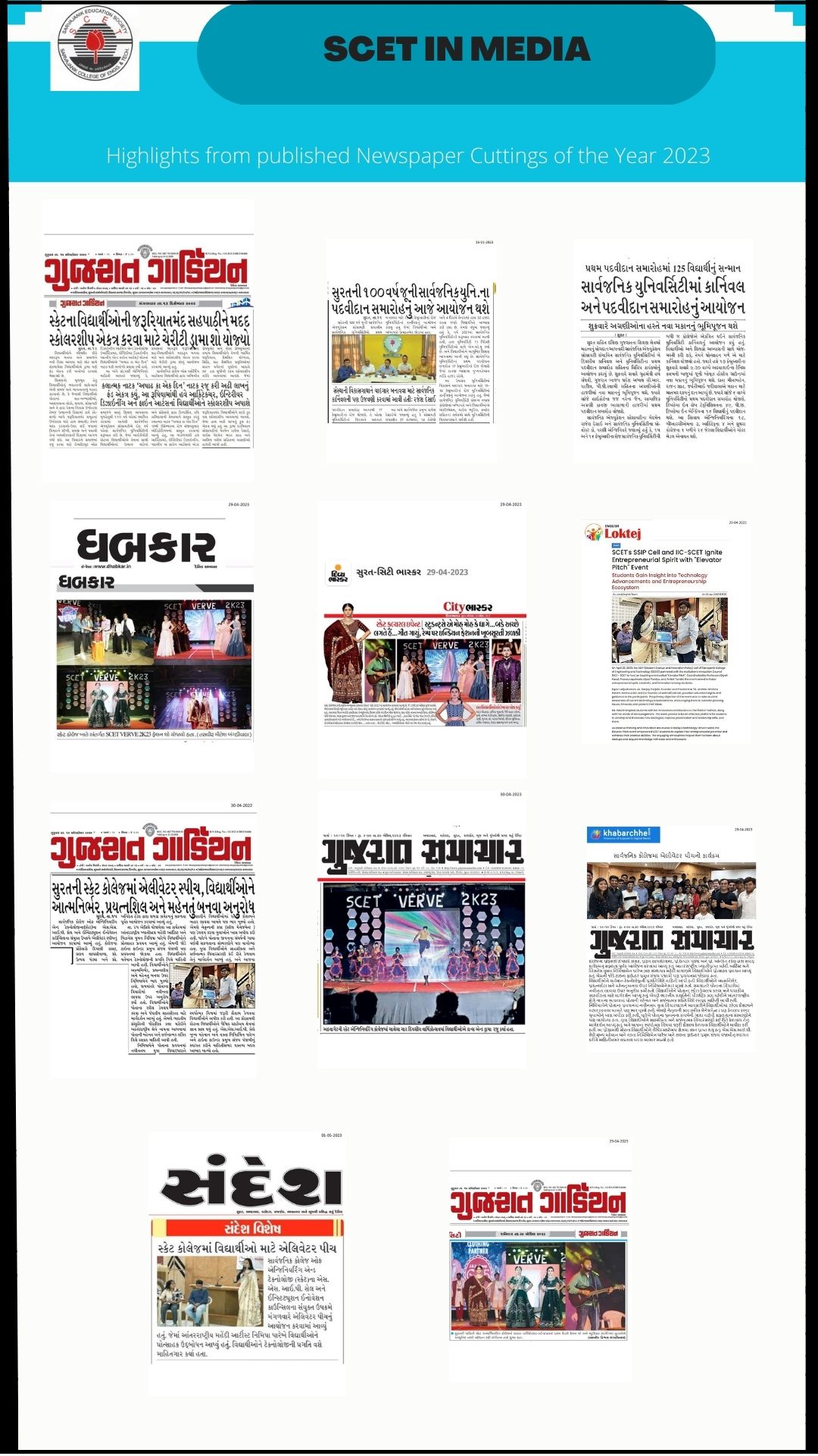 scet in Media - Sarvajanik College of Engineering & Technology a ...